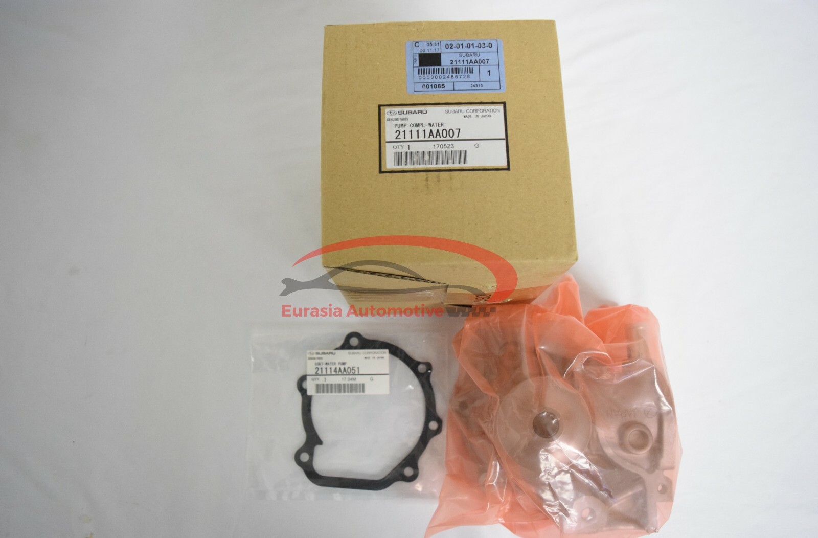 Genuine Subaru Legacy Forester Impreza 1995-2005 Water Pump 21111AA007 ...