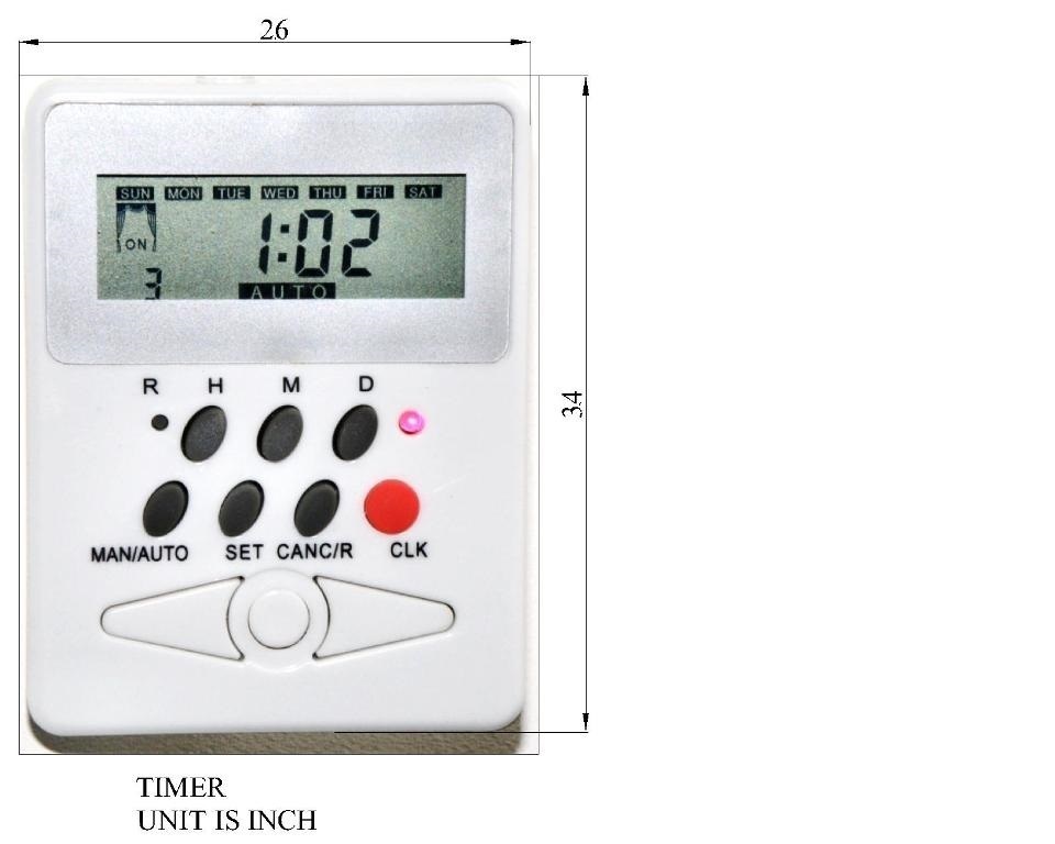 Electrical Timers For Motor Control Programmable Timer 24/7 For Remote