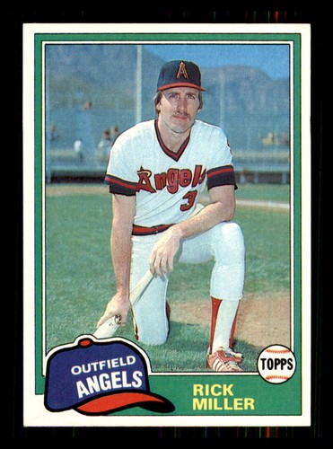 1981 Baseball Topps Rick Miller California Angels #239 1 | eBay