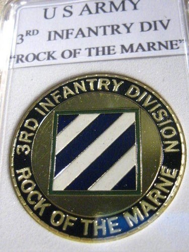 US ARMY 3rd INFANTRY DIVISION "Rock Of The Marne" Challenge Coin | eBay