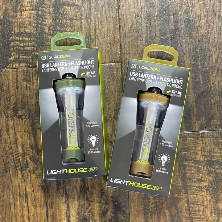 Goal Zero LIGHTHOUSE micro CHARGE USB充電式LEDミニランタン IPX6防水 懐中電灯