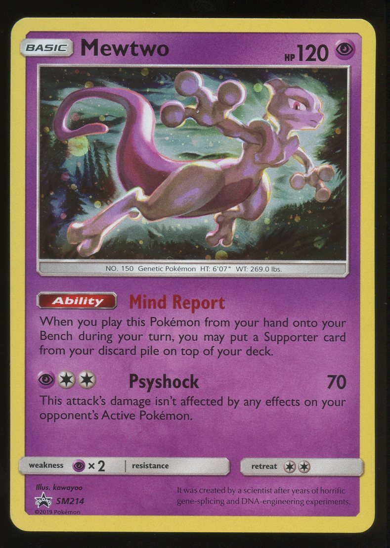 mewtwo black star promo For Sale - MAVIN