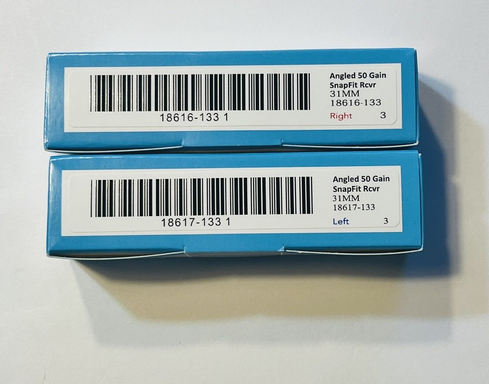Starkey Snap Fit Hearing 6 Pin Aid Receiver Left and Right - 50 Gain ...