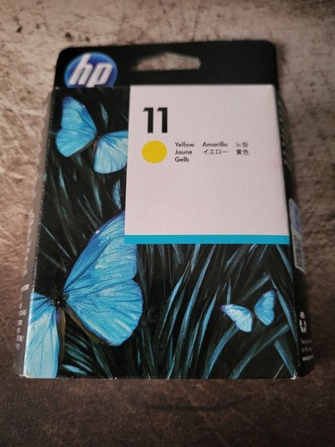 2017 Genuine HP 11 Yellow Ink Printhead C4813A, Factory Sealed Retail ...