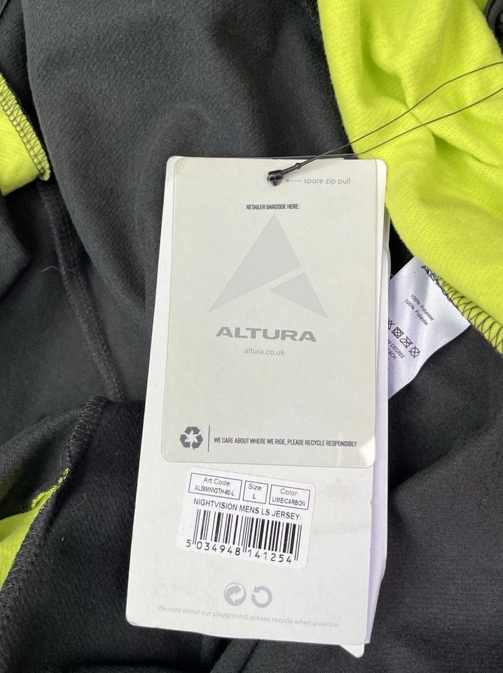 Altura NightVision LS Jersey Size Large Men’s (New Other) | eBay UK