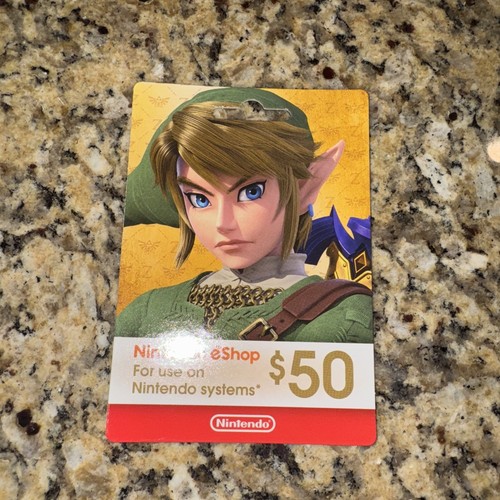 NO CASH VALUE $0 Nintendo Eshop Card Art LINK | eBay