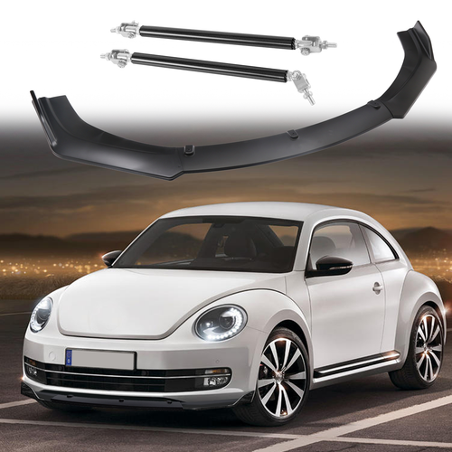 Front Bumper Lip Splitter Spoiler Gloss Black For VW Beetle A5 2011 ...