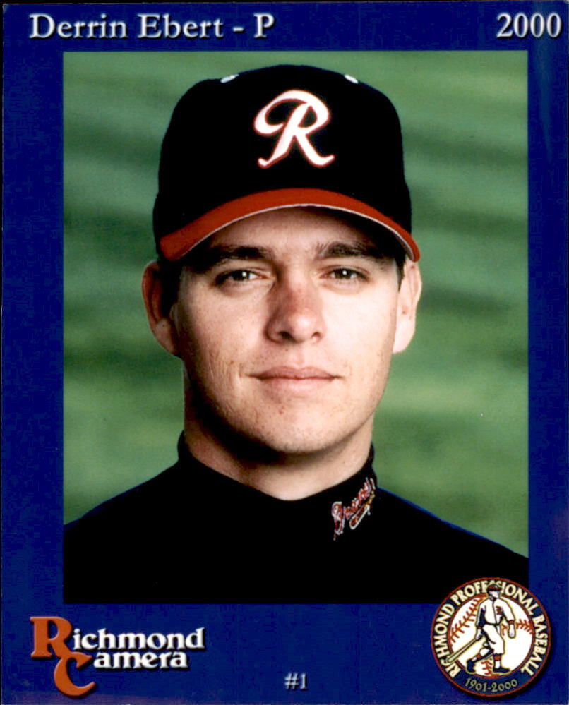 2000 Richmond Braves Richmond Camera #1 Derrin Ebert - NM 4" x 5" Photo | eBay