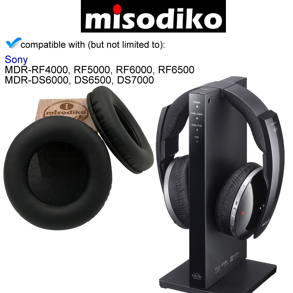 Replacement EarPad Cushion Cover For Sony MDR-DS6500/6000/ RF6000 ...