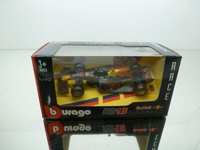BBURAGO F1 RED BULL RACING RB13 - MAX VERSTAPPEN #33 - BLUE 1:43 - GOOD ...