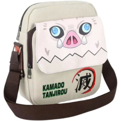Demon Slayer Hashibira Inosuke Anime Students Backpack Satchel Bag ...