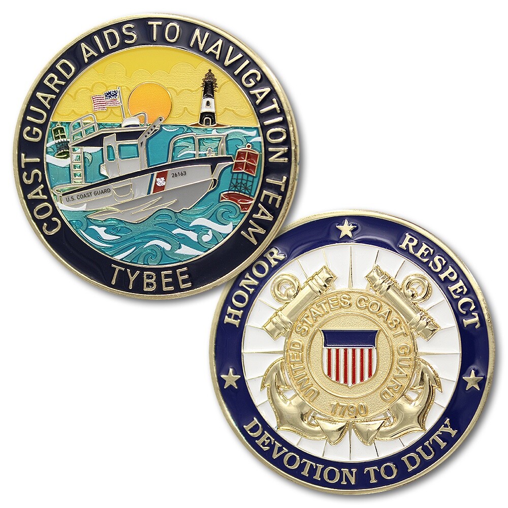 US Coast Guard USCG Aids to Navigation Team ANT Tybee Challenge Coin | eBay