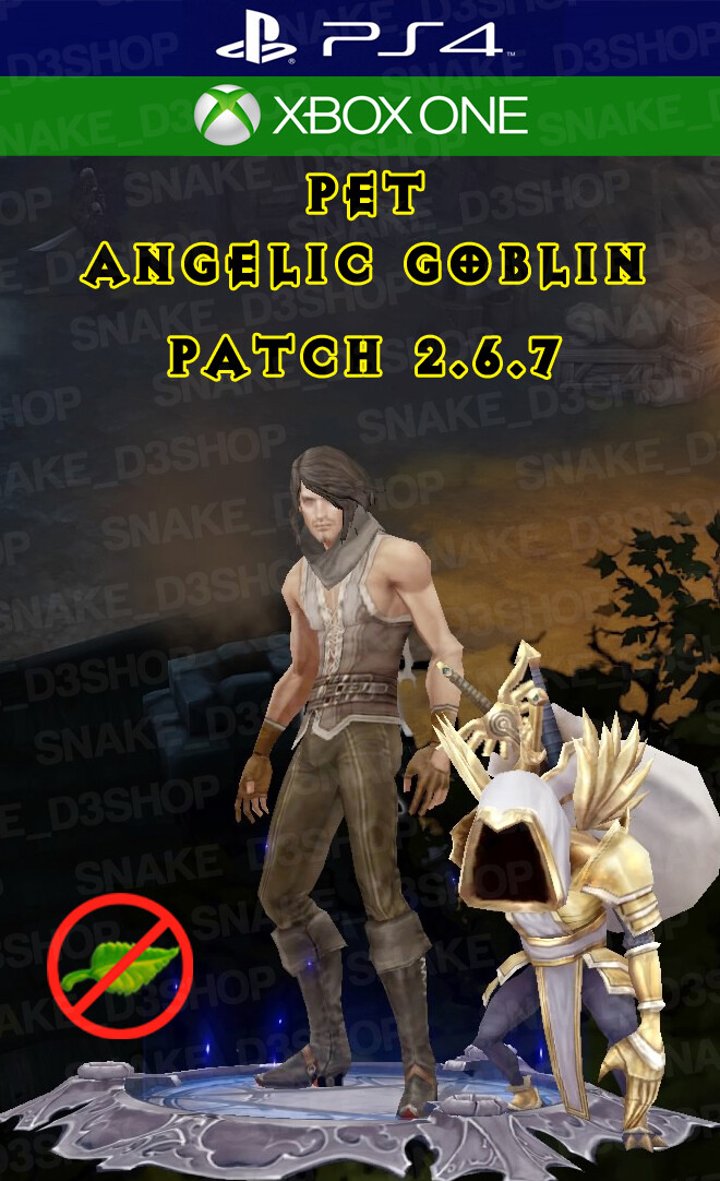 Diablo 3 - PS4 - Xbox One - Pet - Treasure Angelic Goblin - Patch 2.6.7 ...