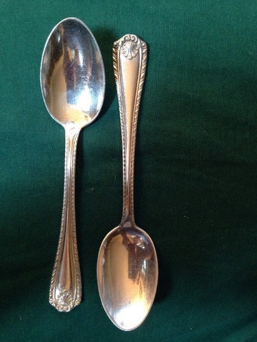CASCADE Coffee TeaSpoon BIRKS REGENCY PLATE Silver ware flat 5 7/8 ...
