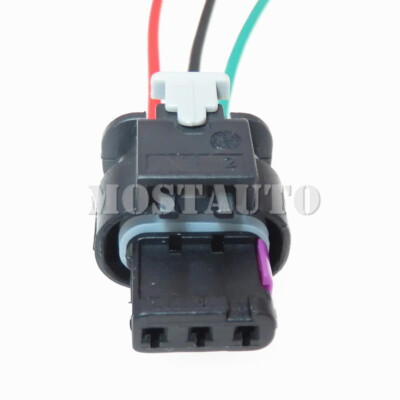 For VW Audi VAG 3 Pin Connector Kit Pigtail For Parking Sensor Plug ...