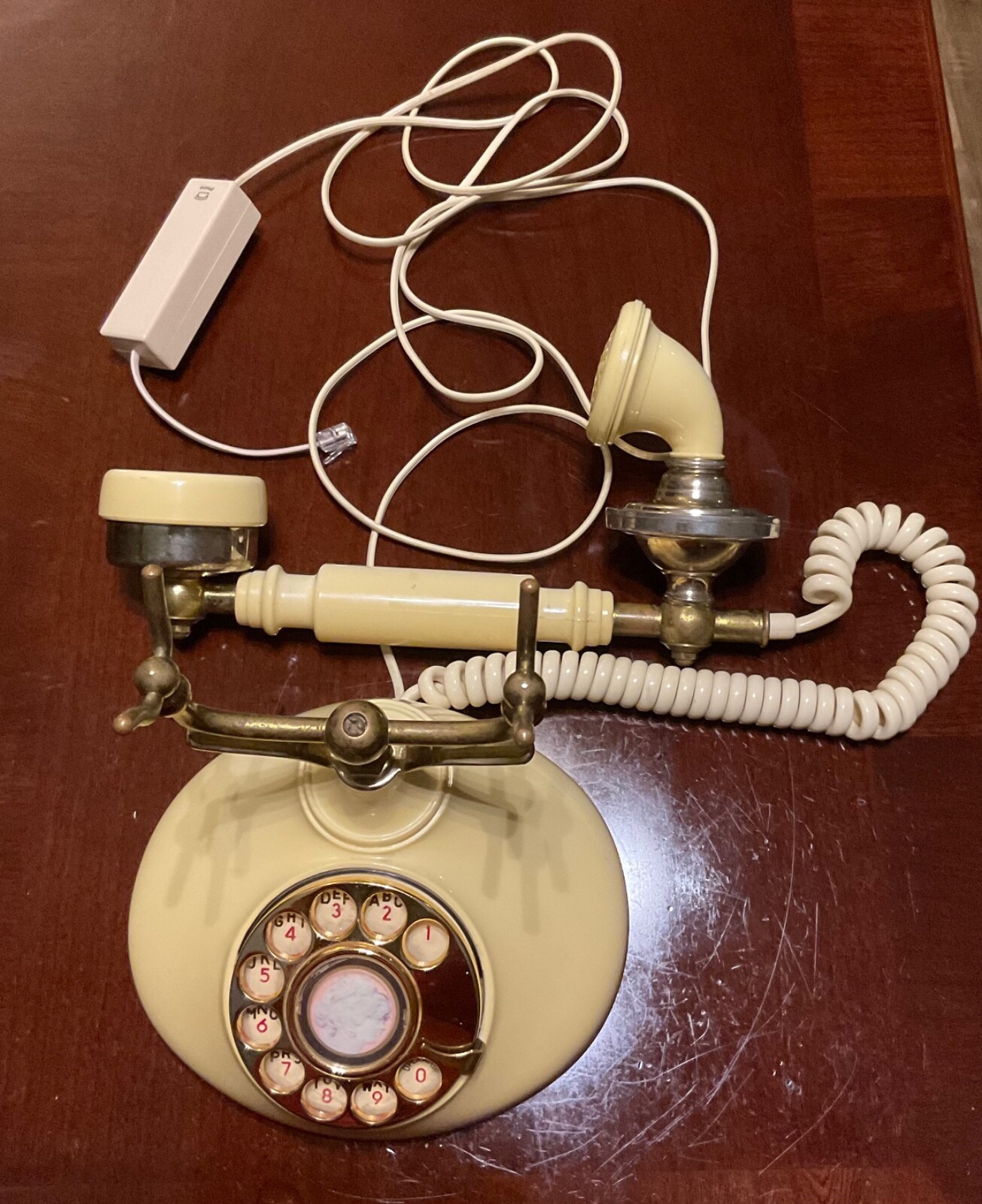 Vintage 1940/1950's Telephone Victorian Style Dial Desk Phone | eBay
