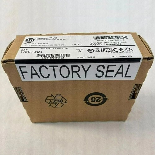 New Factory Sealed AB 1769-ARM / A CompactLogix Address Reserve Module ...