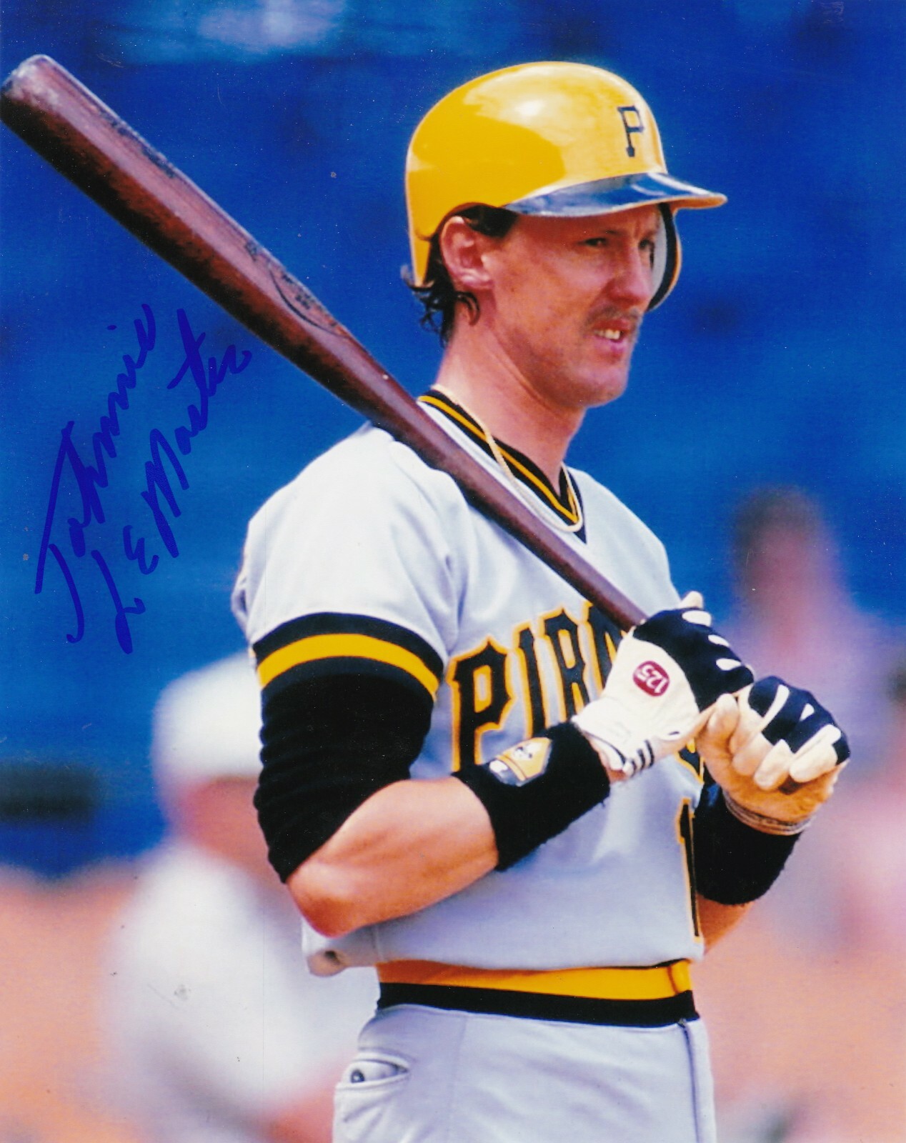 JOHNNIE LEMASTER PITTSBURGH PIRATES ACTION SIGNED 8x10 | eBay