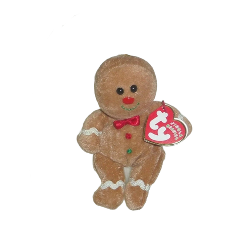 Ty Jingle Baby Beanie: SWEETSY The Gingerbread Man Plush Ornament (4.5 ...