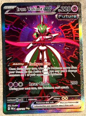 Pokemon Prismatic Evolutions SIR Iron Valian EX 157/131 | eBay
