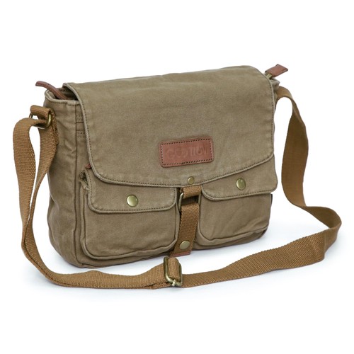 GOOTIUM 30624 Vintage Canvas Messenger Bag Men s Shoulder Bag | eBay UK