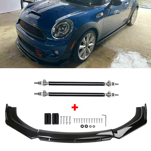 For Mini Cooper S R56 F56 F54 Front Bumper Lip Spoiler Splitter Body ...