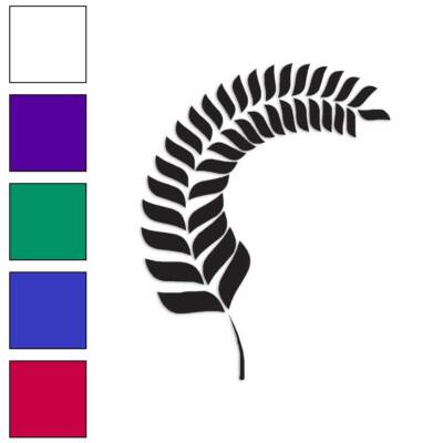 Laurel Leaf Decorative, Vinyl Decal Sticker, Multiple Colors & Sizes ...