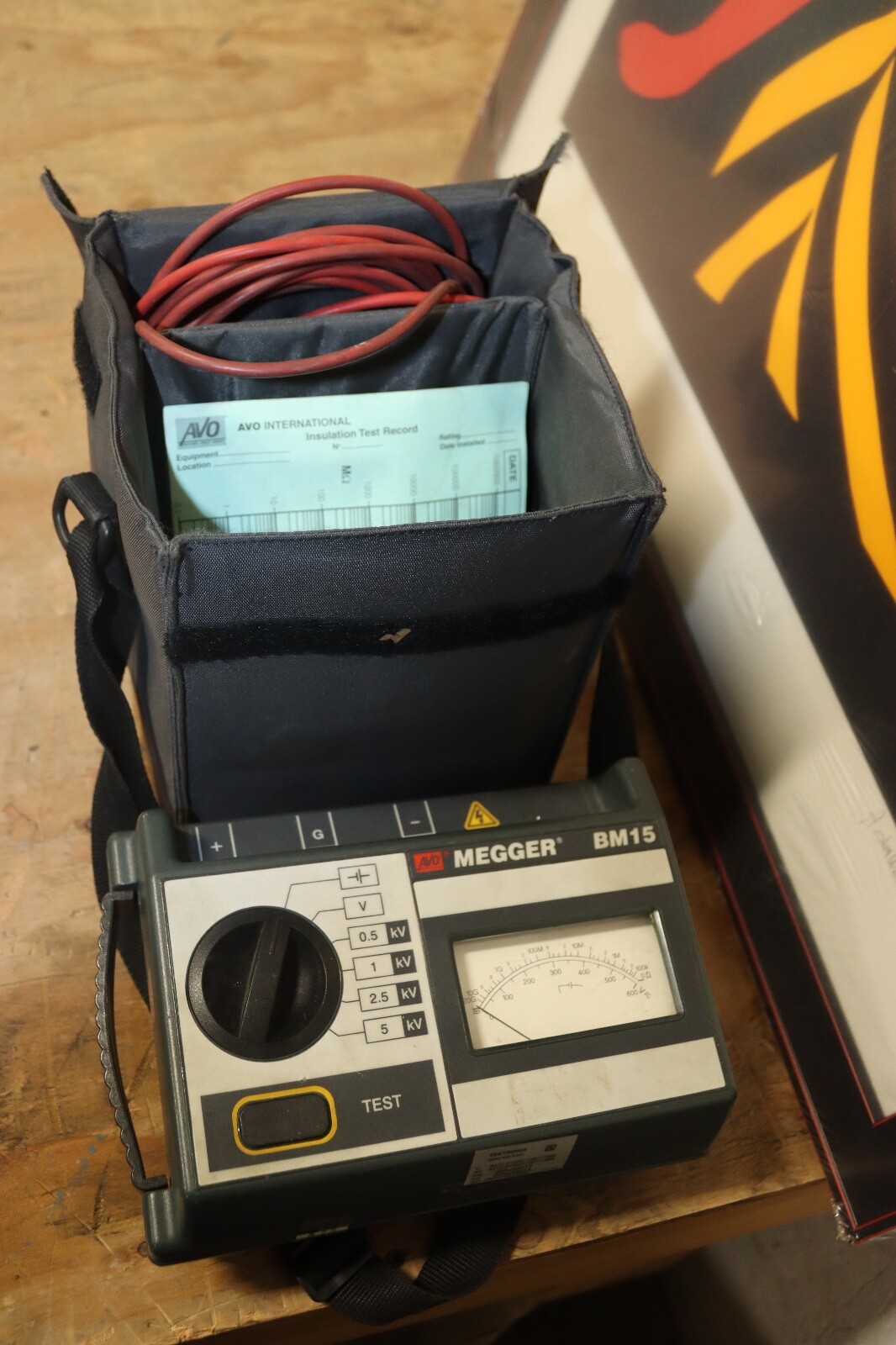 BIDDLE Megger BM15 Analog 5 kV Megger Insulation Tester WITH CASE | eBay