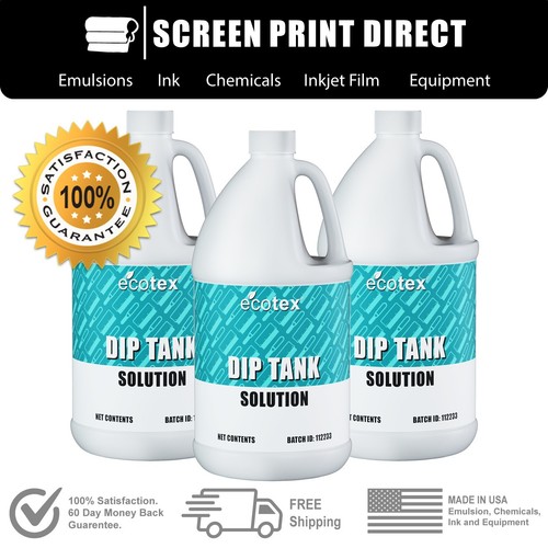 Ecotex® Dip Tank Solution - 2 in 1 Emulsion & Ink Remover for Screen ...