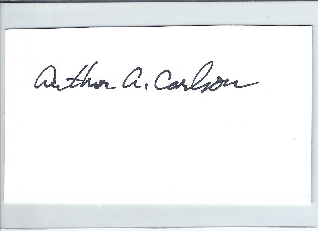 Arthur Carlson JFK Assassination Horse Handler Autograph Signed Cut ...