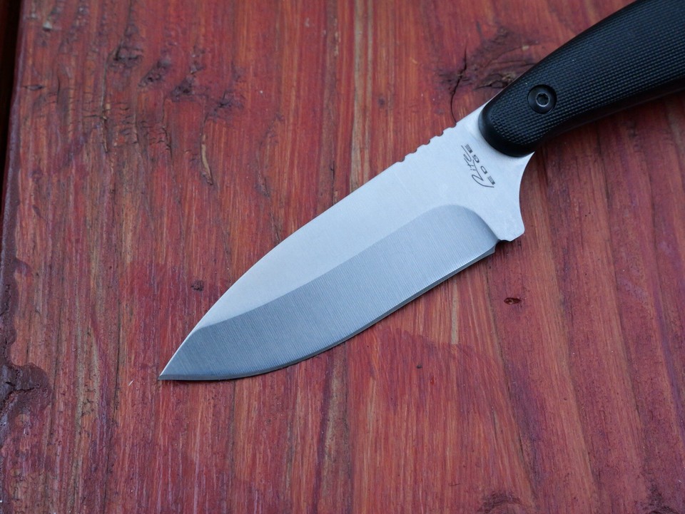 7” Mini Fixed Blade Knife Heavy Duty Full Tang Nylon Sheath Black ...