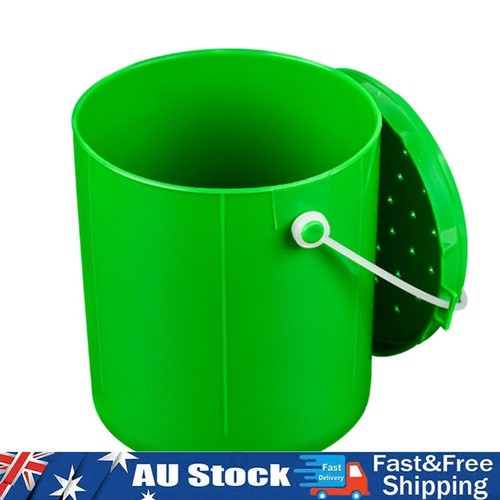 _ Fishing Bait Bucket Plastic Live Earthworm Box Worm Lures Container ...