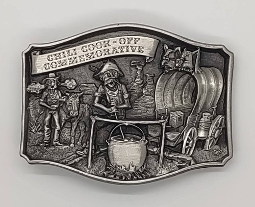 Vintage Chili Cook-Off Commemorative Belt Buckle | eBay