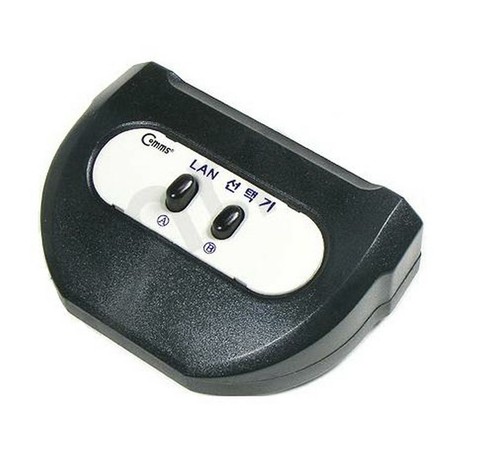 2PORT 2-Way RJ45 AB Manual Switch Box NEW CAT5E CAT5 selector Phone NEW ...