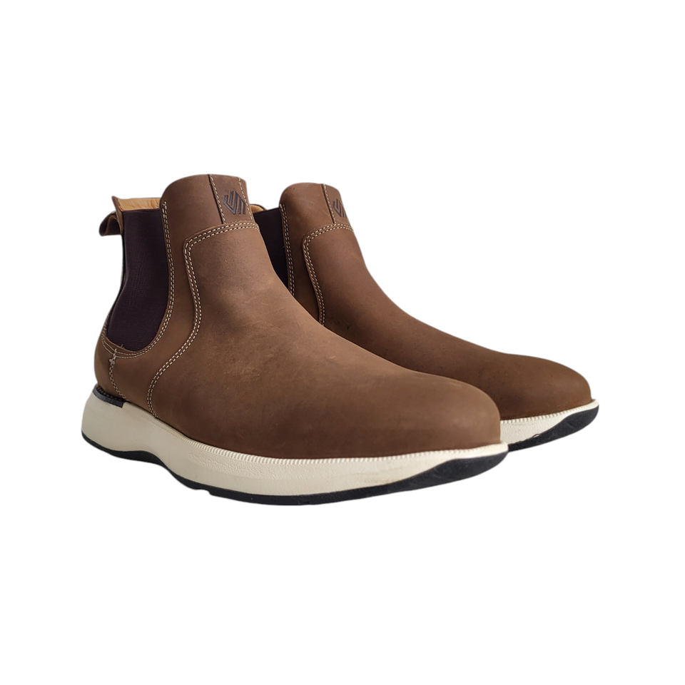 Johnston & Murphy Felder Chelsea Boot in Brown Men's Size 9 | eBay