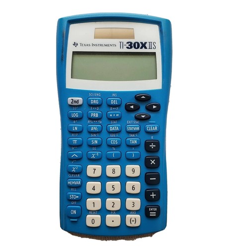 Texas Instruments TI-30xIIs Scientific Calculator With Cover Blue | eBay