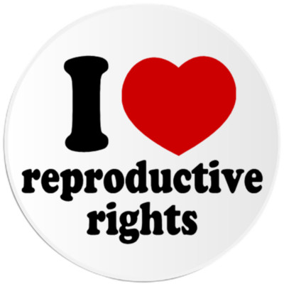 I Love Reproductive Rights - 10 Pack Circle Stickers 3 Inch - Pro ...