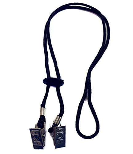 3pcs Black Adjustable Napkin Holders Lanyard Neck Strap Chain Clip ...