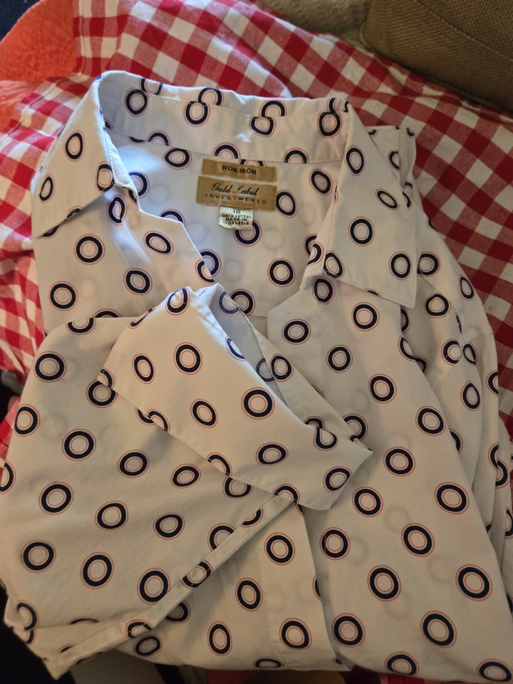 Ladies Tailored Shirt Blouse New Gold Label No Iron 16 Runs Small ...