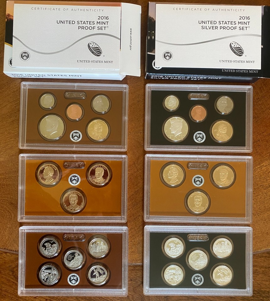 2016 US Mint Silver Proof Set + 2016 US Mint Proof Set + 2016 US Mint Set +BONUS | eBay
