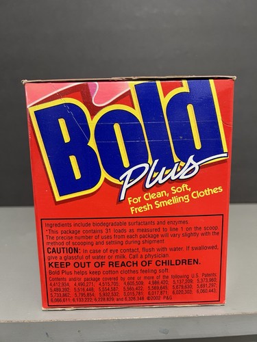 Bold Plus Powder Laundry Detergent 80 Oz / 5 Pounds 31 loads | eBay