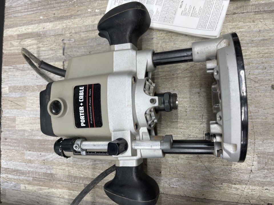 Porter Cable Plunge Router Model 7529 Variable Speed W/42700 EDGE GUIDE ...