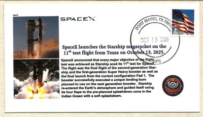 Starship 11 launch - another successful test launch, SpaceX on October ...