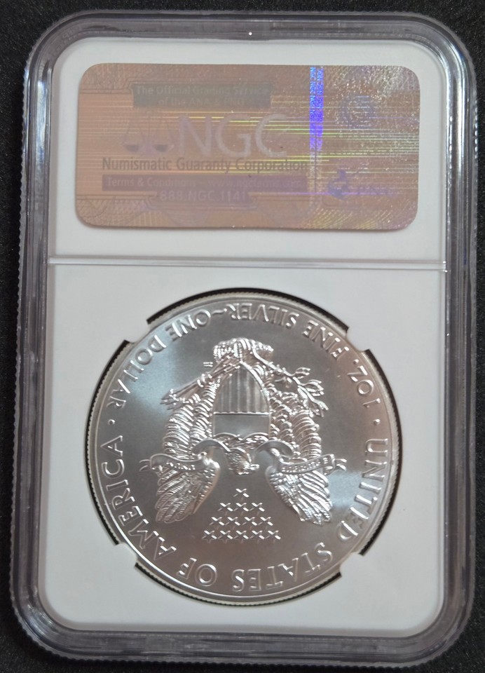 2014 NGC MS69 - 1 oz American Silver Eagle ASE - $1 US Silver Bullion ...