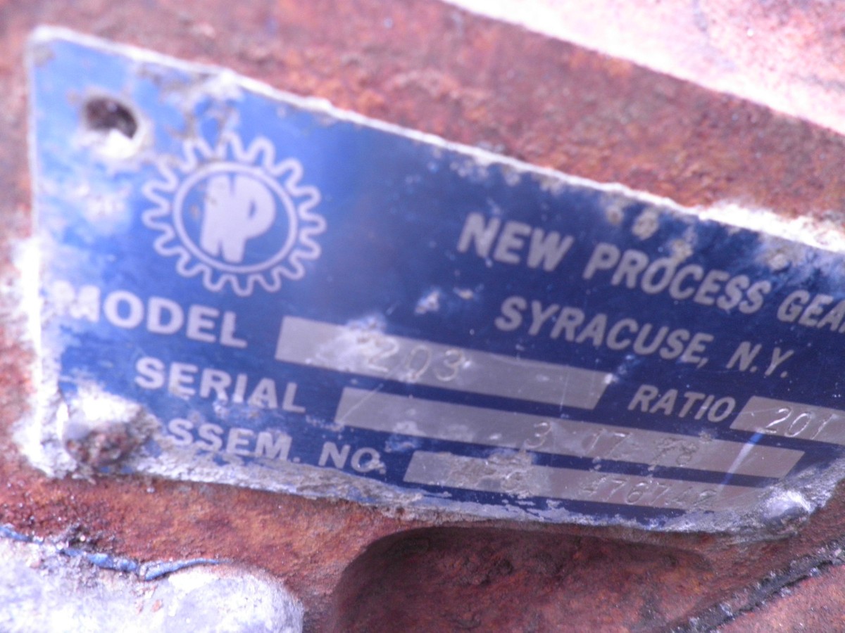 New Process Gear Syracuse Ny Transfer Case Identification