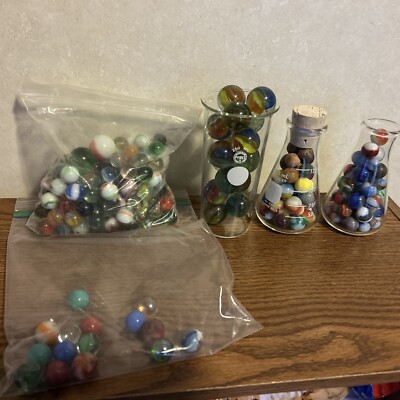Collection Of Early Antique & Vintage Estate Marbles. Nice Ones | eBay