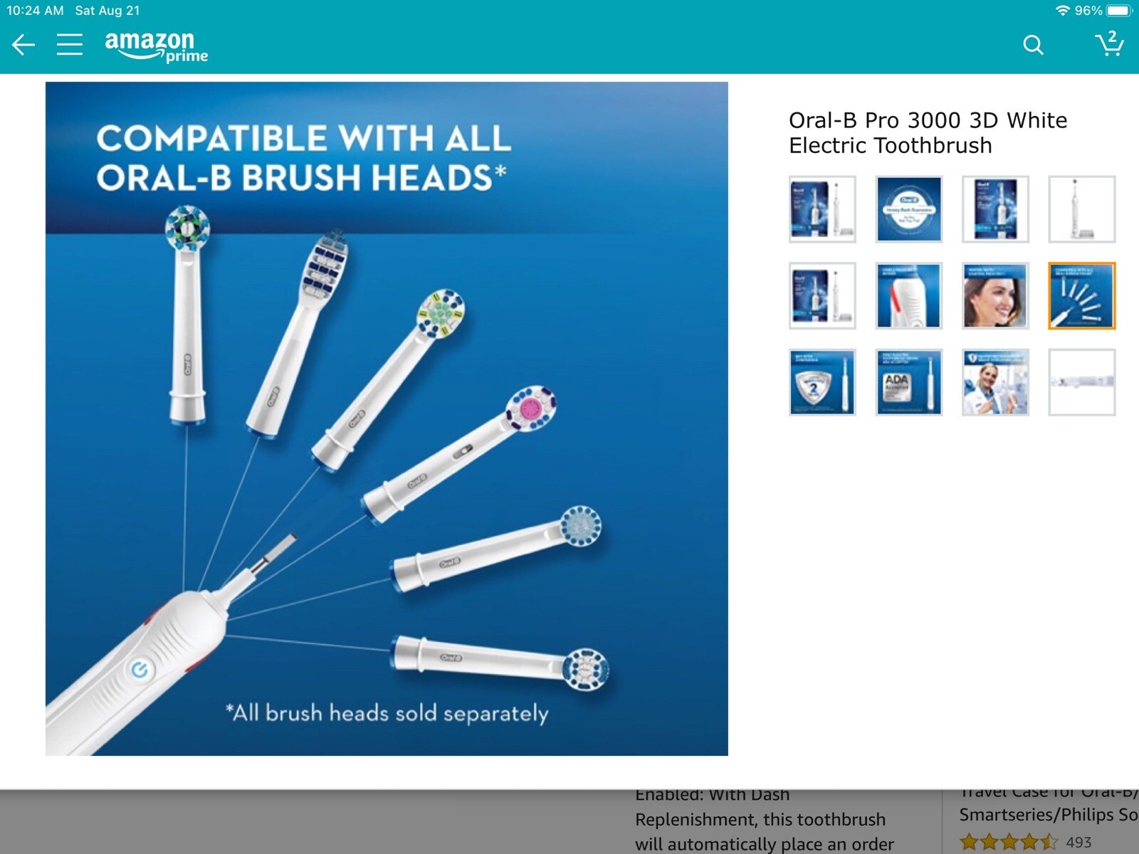 Oral-B+D701.535.6XC+Electronic+Rechargeable+Rotating+Toothbrush+-+White ...