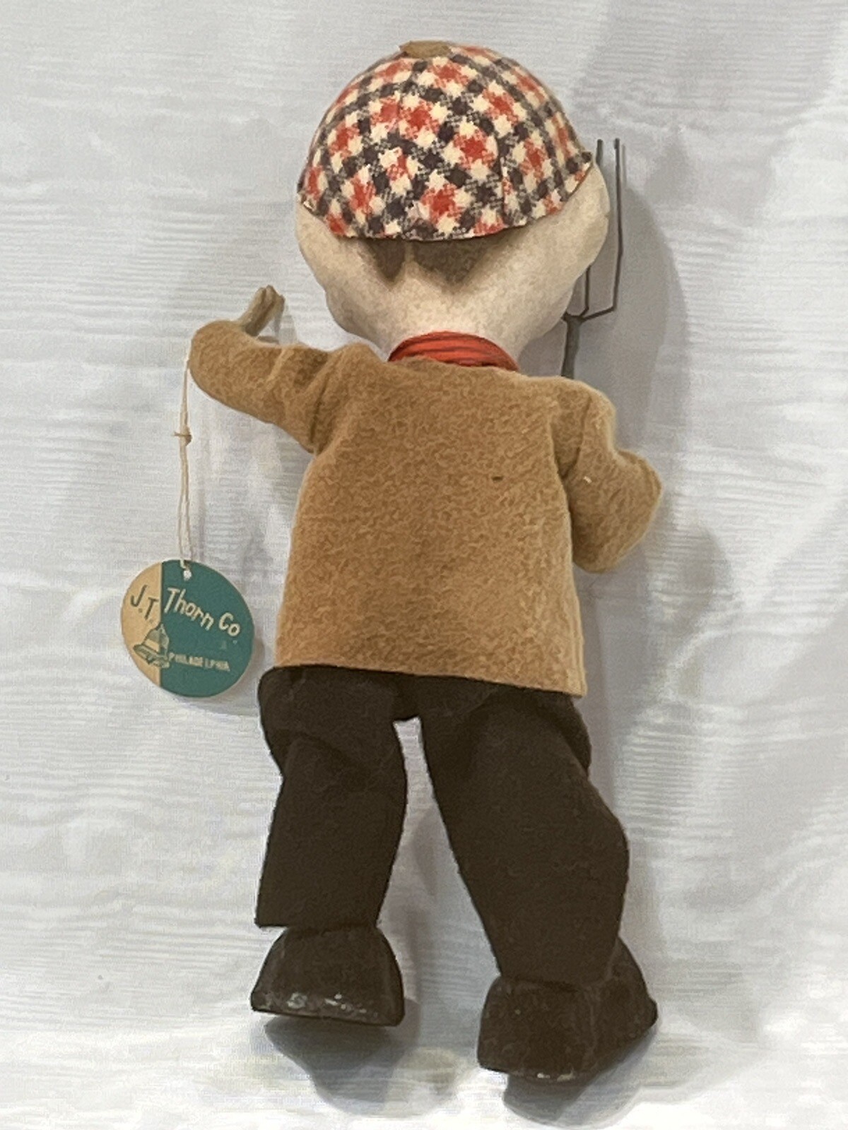 Vintage 8" Japan Hobo Cloth Felt DOLL folk art rag cloth coat ...