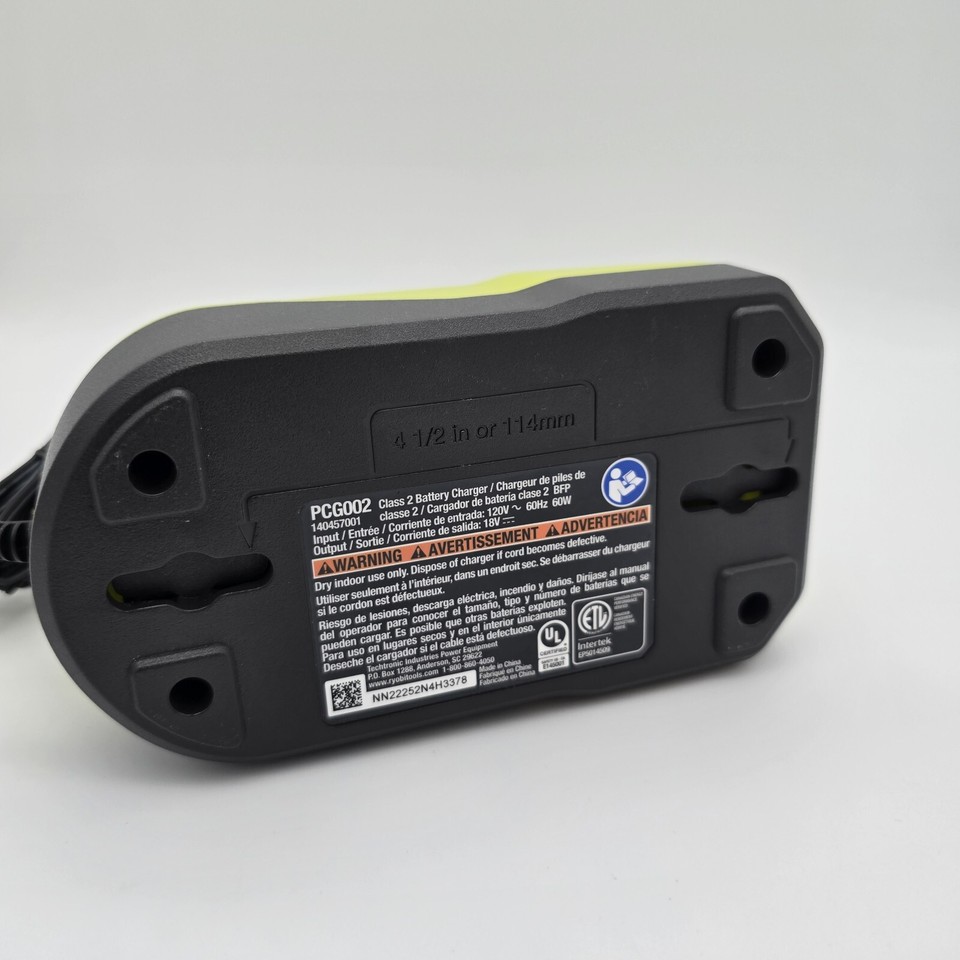RYOBI PCG002 18V Volt ONE+ Lithium-Ion Battery Charger NEW Open Box | eBay
