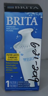 Brita Standard Replacement Water Filters for Pitchers 1 Count Model ...
